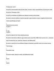 Understanding Prokaryotic Cells Bacteria Lab Essentials Course Hero