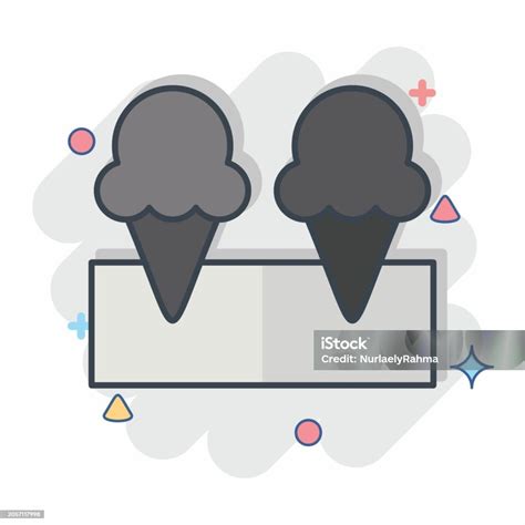 아이콘 아이스크림 3 우유 및 음료 기호와 관련이 있습니다 만화 스타일 심플한 디자인 편집 가능 간단한 일러스트레이션 강철에 대한 스톡 벡터 아트 및 기타 이미지 Istock