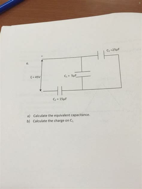 Solved Calculate The Equivalent Capacitance Calculate Chegg