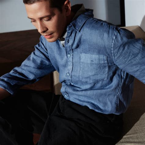 남자 오버핏 체크셔츠 데님셔츠 봄코디 시리즈 추천 네이버 블로그