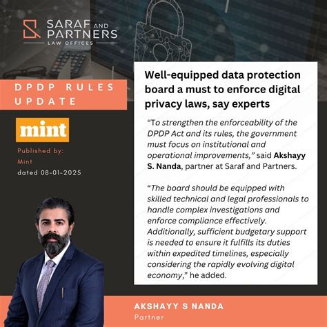 Saraf And Partners On Linkedin Dpdprules Dpdpact Digitaldata Dataprivacy Sarafandpartners