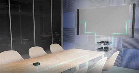 The Adecia Ceiling And Tabletop Microphone Line Array Speaker Solutions
