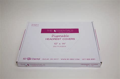 Plastic Headrest Covers 3ddental