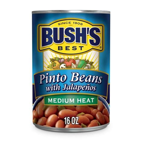 Bushs Best Pinto Beans With Jalapenos 16 Oz Instacart