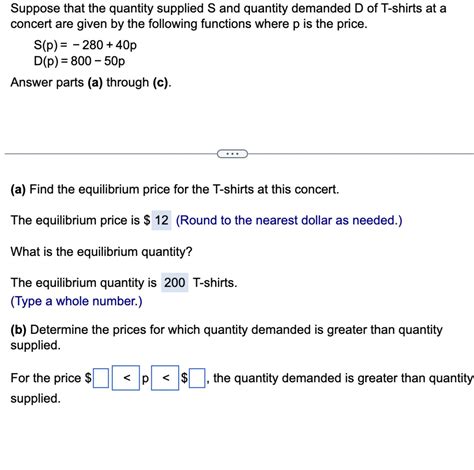 Solved Suppose That The Quantity Supplied S And Quantity Chegg Com