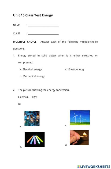 Grade 6 Science Test Worksheet Live Worksheets Worksheets Library