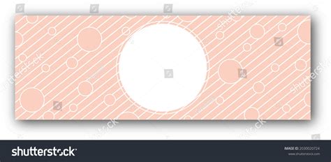 Background Circle Center Text Photography Illustration Stock Vector