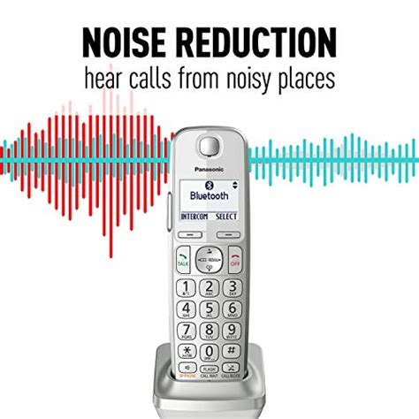 Panasonic Link Cell Bluetooth Cordless Dect Expandable Phone System With Answering Machine