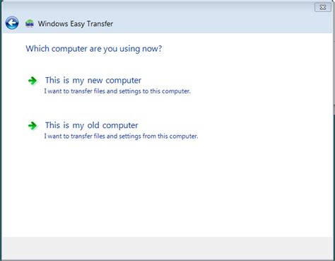 Transfer Files And Settings From XP To Windows