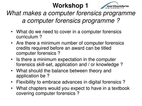Ppt Towards A Computer Forensics Curriculum Powerpoint Presentation