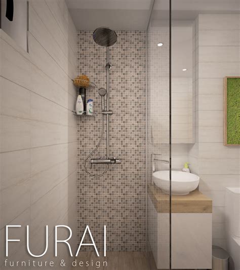 Furai Дизайн на малка баня и тоалетна