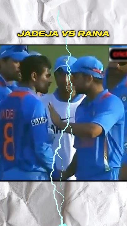 Fight Between Jadeja And Rainashorts Cricket Viral Youtube