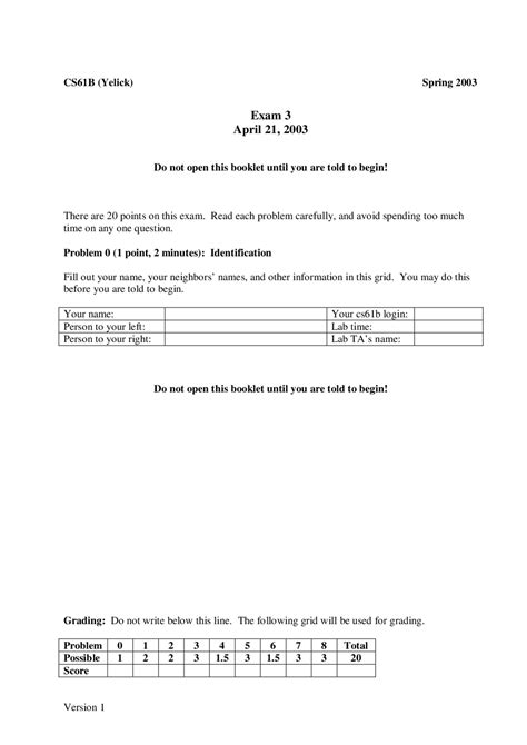 Exploration Order Data Structures Exams Docsity