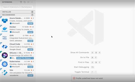 Renaming An Imported Profile Throws An Exception · Issue 168592 · Microsoftvscode · Github