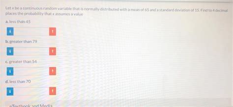 Solved Let X Be A Continuous Random Variable That Is