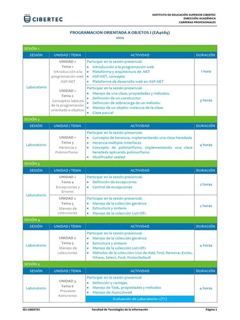 Ga 2024 03 Programación Orientada A Objetos I Ea4689 Pdf Herencia Programación Orientada