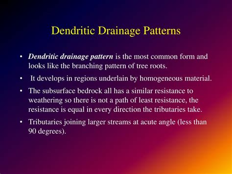 Dendritic Drainage Pattern Reason At William Wickens Blog