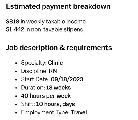 Looking To Get Into My First Assignment Is This A Bad Offer 2260wk