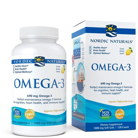 Nordic Naturals, Omega-3, Cognition, Heart Health, and Immune Support ...