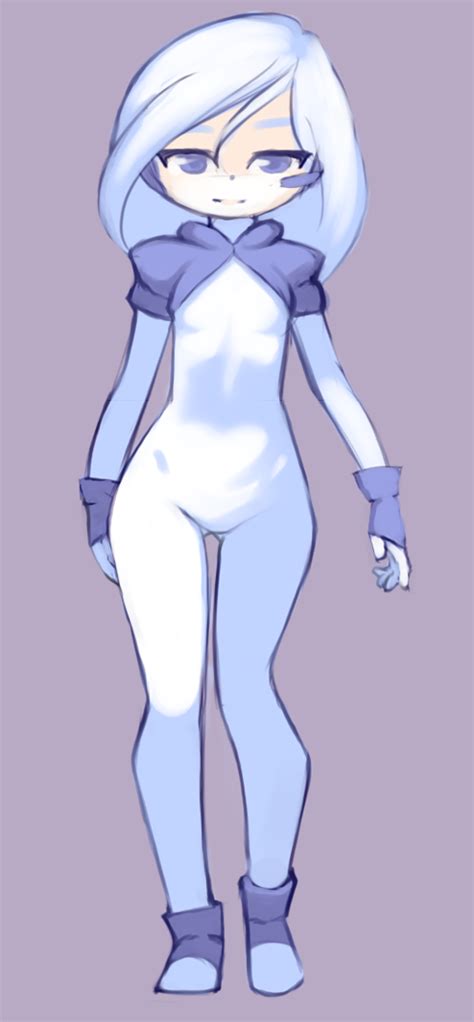 Drantyno Original Grey Footwear 1girl Bodysuit Boots Flat Chest Gloves Grey Background