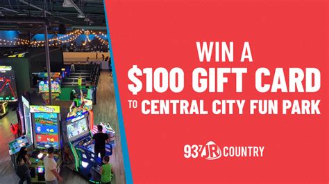Win A 100 T Card To Central City Fun Park 93 7 Jr Country