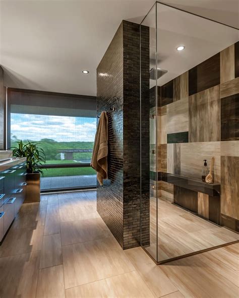 Modern Luxury Bathroom Design With Shower