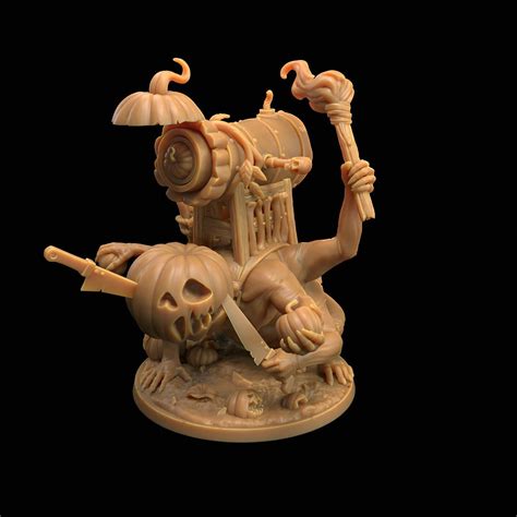 Pumpkin Cannons Dragon Trappers Lodge Halloween Weird World Resin