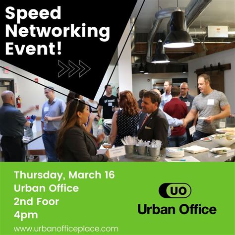 Speednetworking Urbanoffice Networkingevent Urban Office