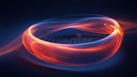 Dynamic Energy Flow In Abstract Design Digital Art Creative Space Vibrant Colors Stock Image