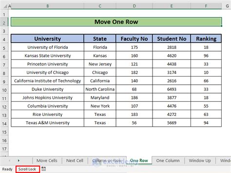 How To Move Cells In Excel With Arrow Keys Printable Online