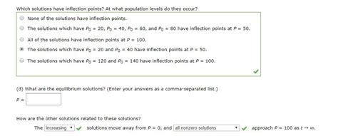 Solved Suppose That A Population Develops According To The