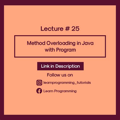 Learn Programming Welcome To Learn Programming Java Lecture No 25 Has Been Uploaded Watch