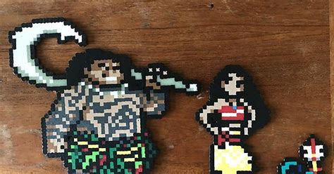 Moana Bead Art Credit To U Woolin Of Reddit Album On Imgur
