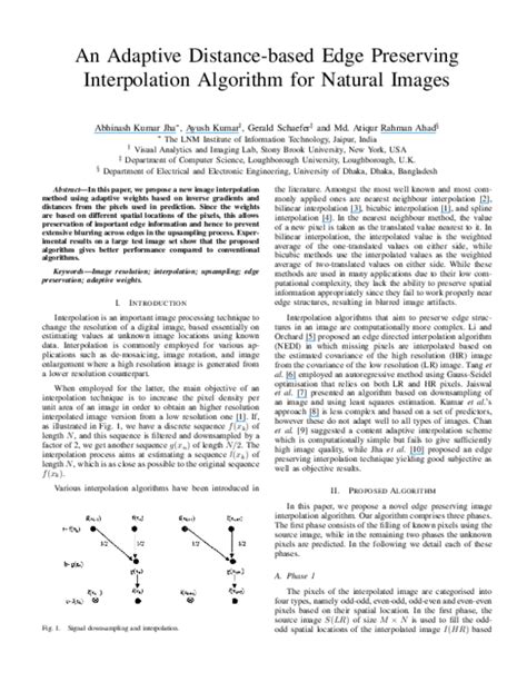 Pdf Modified Edge Directed Interpolation For Images Chi Wah Kok