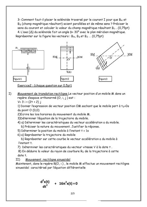 ème Sc informatique Algorithme et programmation Devoirs de synthèse Algorithme et