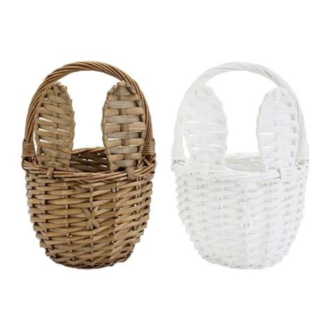 Home Wicker Bunny Easter Storage Basket £3 At Argos