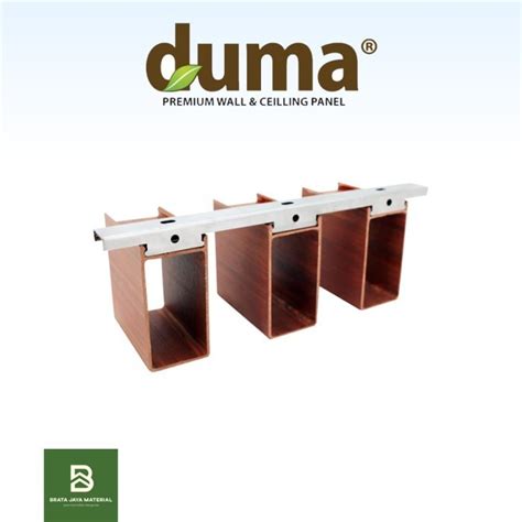 Jual Wpc Duma Panel Tipe Tracker Traker 60 X60 2 38 Meter Metal Dinding Plafon Pannel Shopee