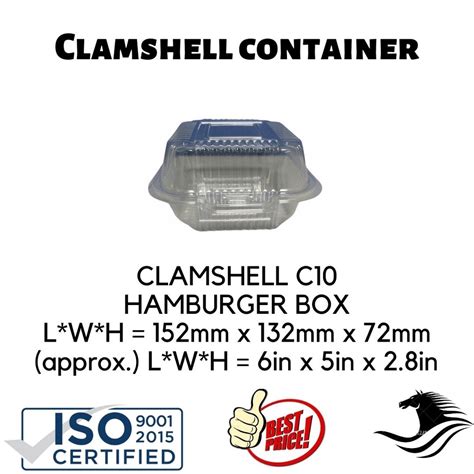 10 To 20 Pcs Clamshell Plastic Containers Ops Plastic Food Container Clam Shell 7 Sizes 10 To 20 Pcs Clamshell Plastic Containers Ops Plastic Food Container Clam Shell 7 Sizes