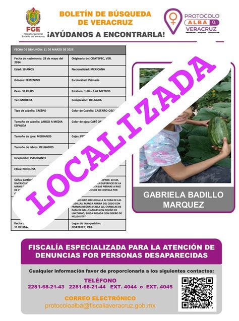 Gabriela Badillo MÁrquez Fiscalía General Del Estado De Veracruz
