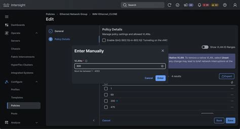 add and remove vlans for ucs in intersight managed mode cisco