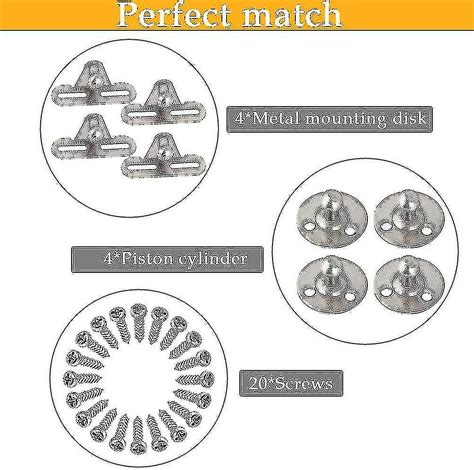 4pcs Gas Strut 100n Gas Strut Hydraulic Gas Spring Gas Strut Shock