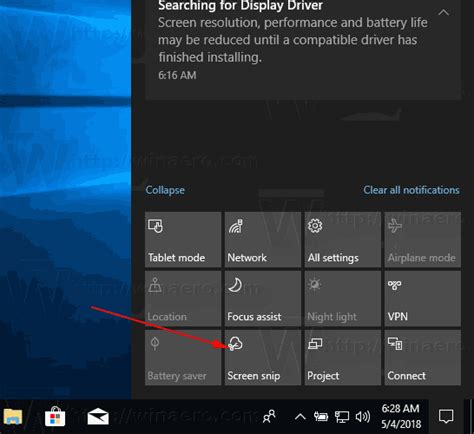 Enable Snip Outline In Snip Sketch App In Windows 10