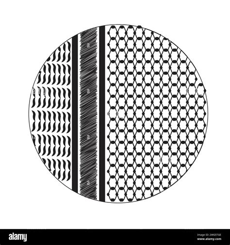 Keffiyeh Pattern Stock Vector Images Alamy