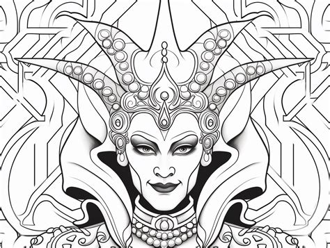 Friendly Jester Coloring Page Coloring Page