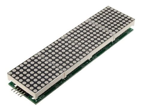 modulo display matriz de led 8x32 com chip max7219 mercadolivre