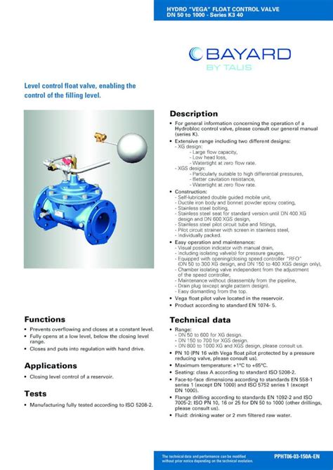 Pdf Float Level Control Valve Gulf Abram Level Control Valve Veg… · Rv Direct Acting Vega