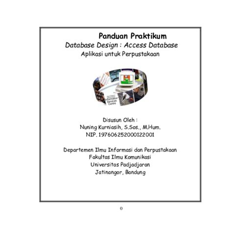Pdf Bekerja Pada Form Microsoft Access Praktikum Ke 2 Database Design