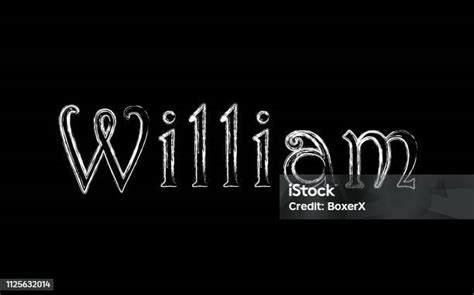 윌리엄 남성 이름입니다 그런 지 스타일입니다 빈티지 Hystorical 서체 예술 디자인입니다 혈통 개념입니다 오래 된 스타일 기호입니다 벡터 일러스트 레이 션 0명에 대한