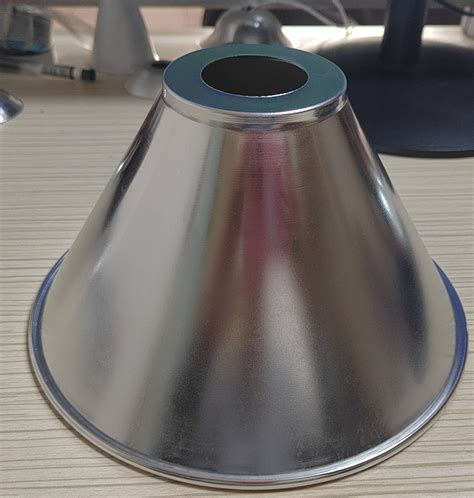 旋压厂供175口径铝质 聚光45度反光杯 太阳能取暖器罩节能e27灯罩 阿里巴巴