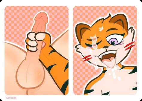 Rule 34 Anthro Balls Black Stripes Blush Blush Lines Bodily Fluids